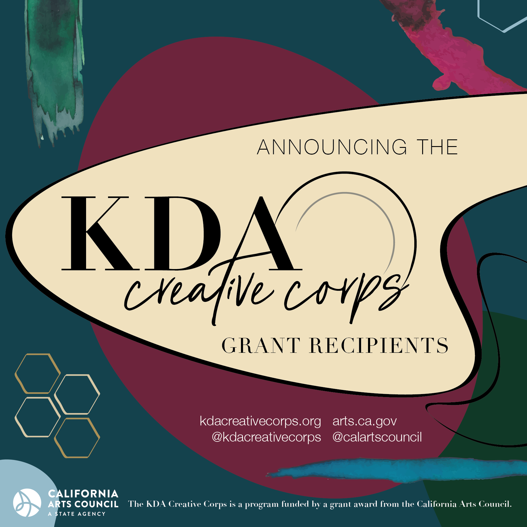 KDA Creative Corps 2023 Grant Recipients - KDA Creative Corps
