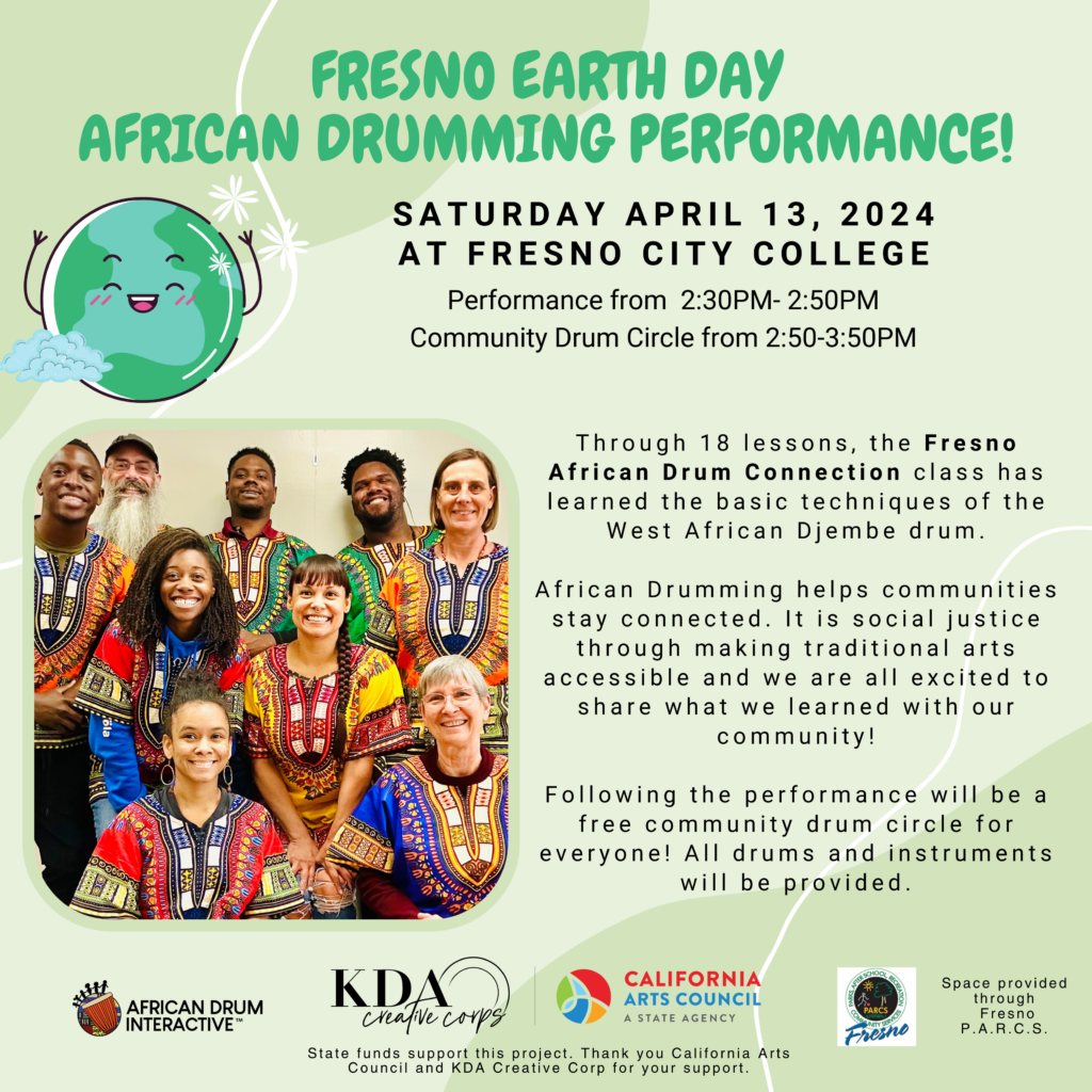African Drumming Performance and Community Drum Circle - KDA Creative Corps